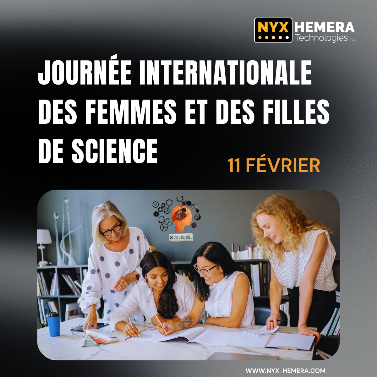 JOURNÉE INTERNATIONALE DES FEMMES ET DES FILLES DE SCIENCE - Nyx-Hemera